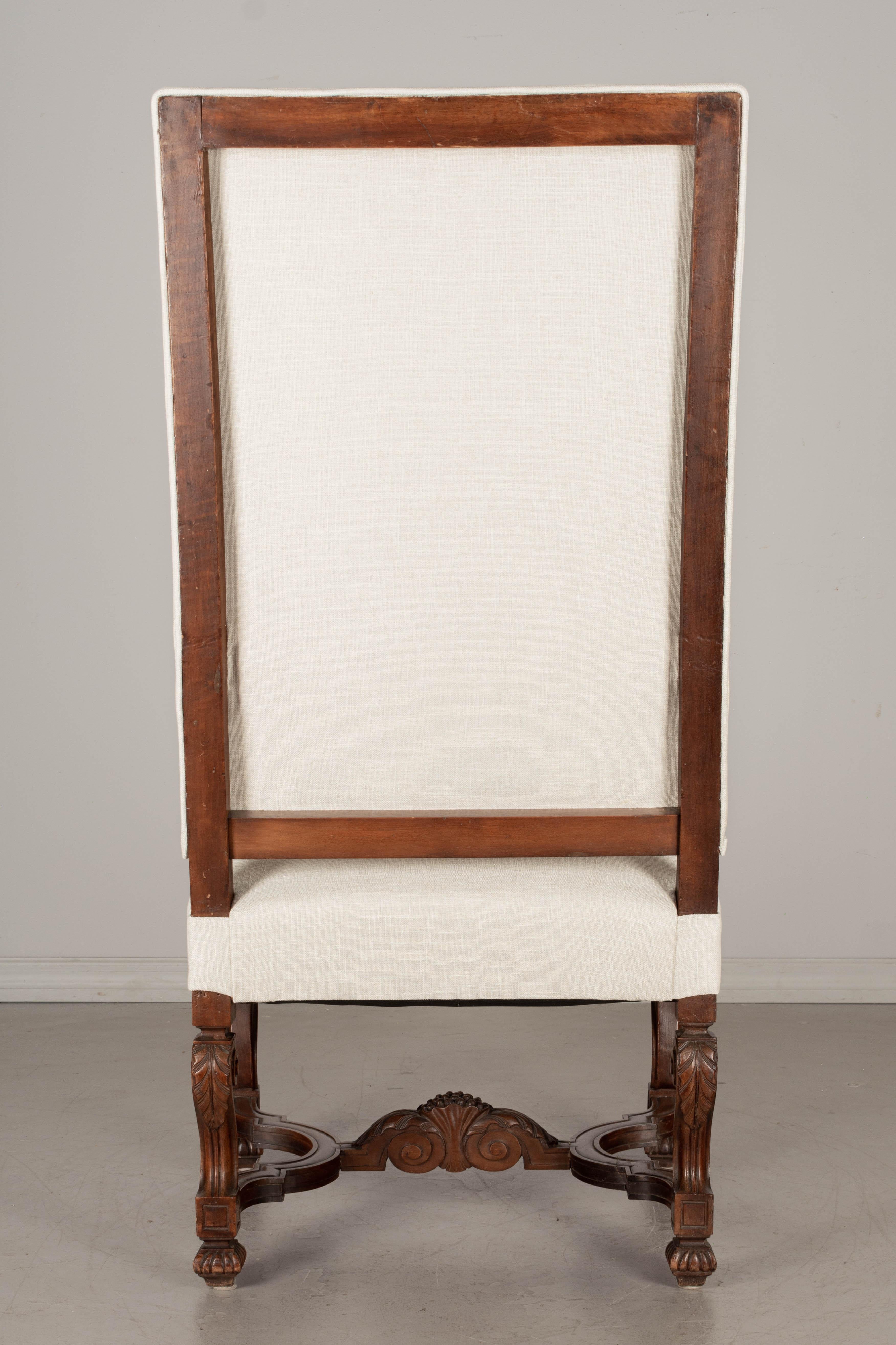 19th Century Louis XIII Style Fauteuil or Armchair For Sale at 1stDibs ...