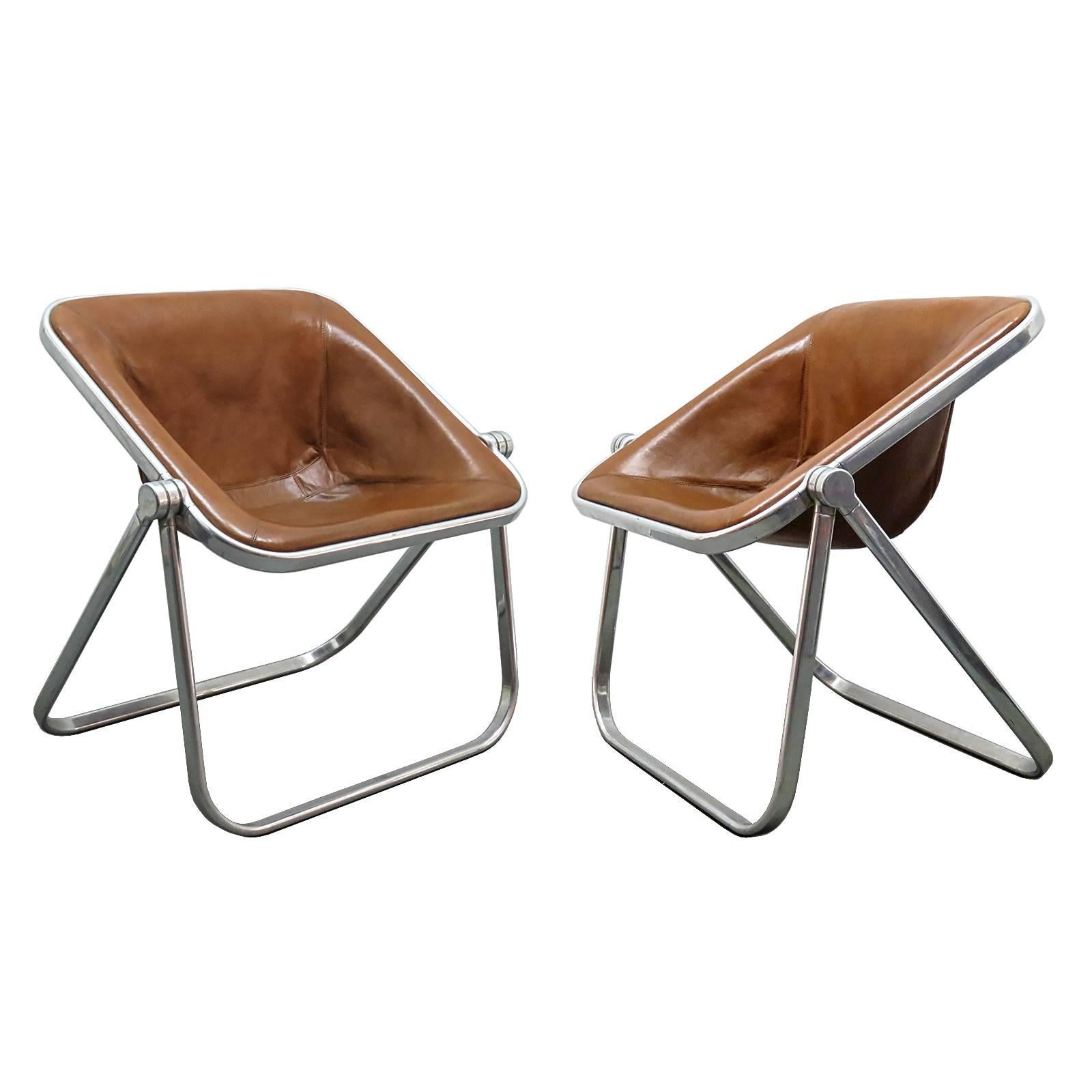Leather Plona Chair - 4 For Sale on 1stDibs