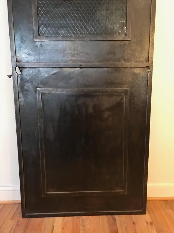 Industrial Metal Fire Door at 1stDibs | vintage industrial fire doors ...