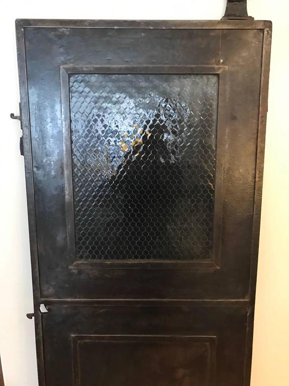 Industrial Metal Fire Door at 1stDibs | vintage industrial fire doors ...