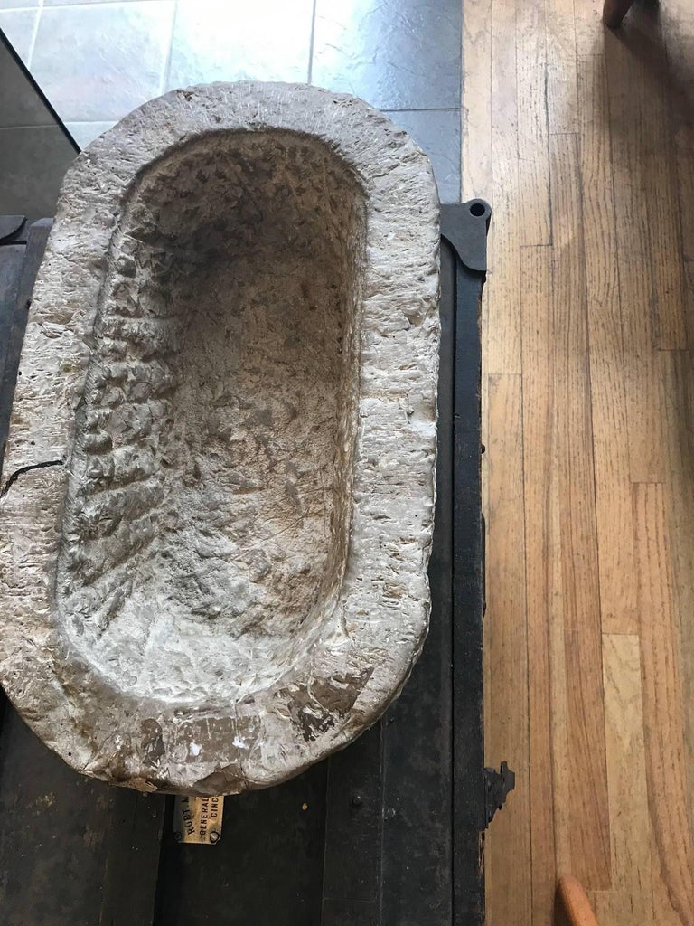 Chinese Oval Stone Mortar Trough at 1stDibs