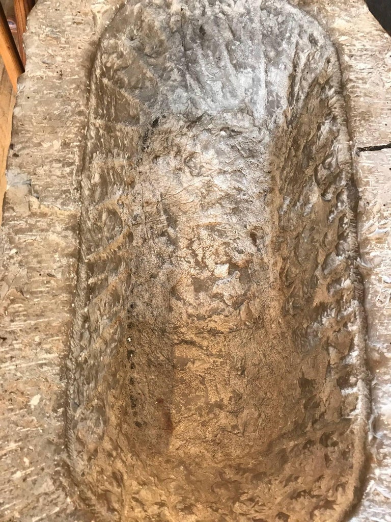 Chinese Oval Stone Mortar Trough at 1stDibs