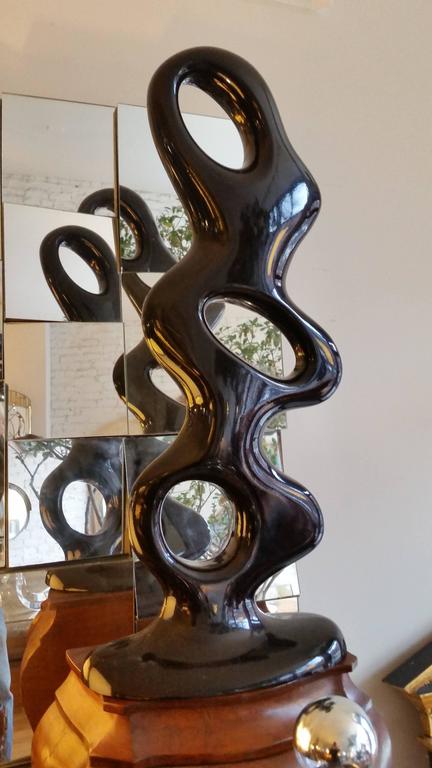 Abstract Aluminum Biomorphic Sculpture at 1stDibs