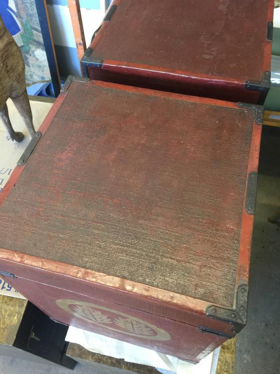 Pair of Samurai Armor Boxes at 1stDibs