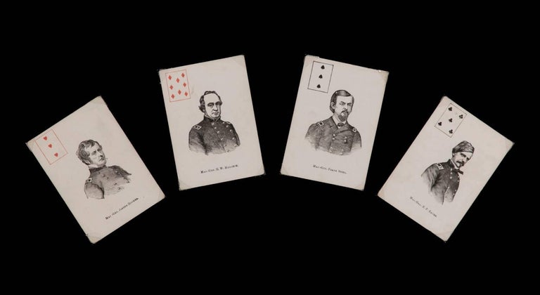 Exceptionally Rare Complete Deck of Civil War Period Patriotic Playing ...