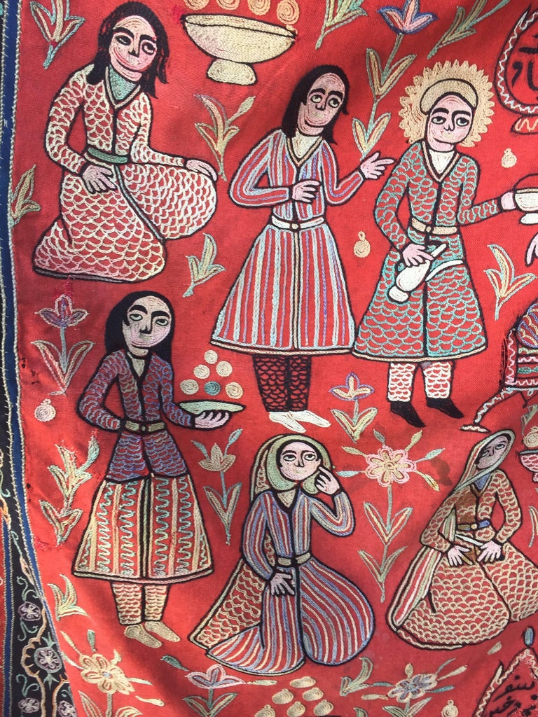 Persian Vintage Textile For Sale at 1stDibs