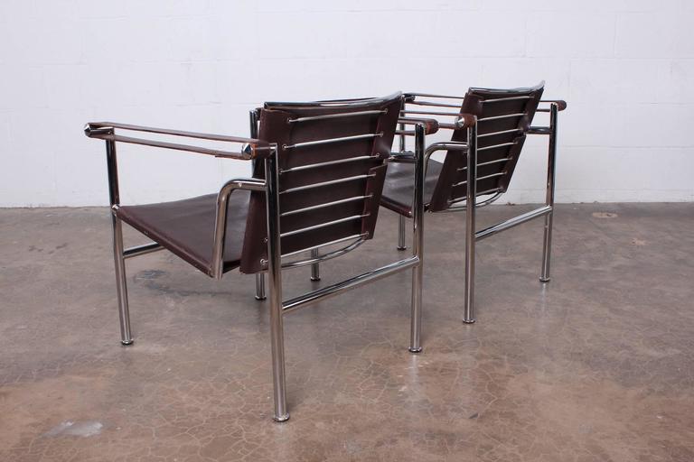 Pair of LC-1 Chairs by Le Corbusier at 1stDibs