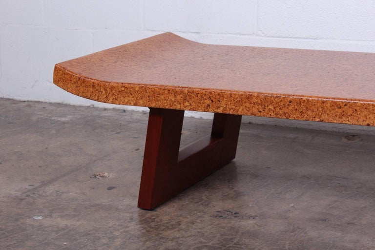Paul Frankl Cork Top Bench at 1stDibs