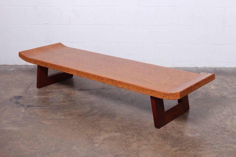 Paul Frankl Cork Top Bench at 1stDibs