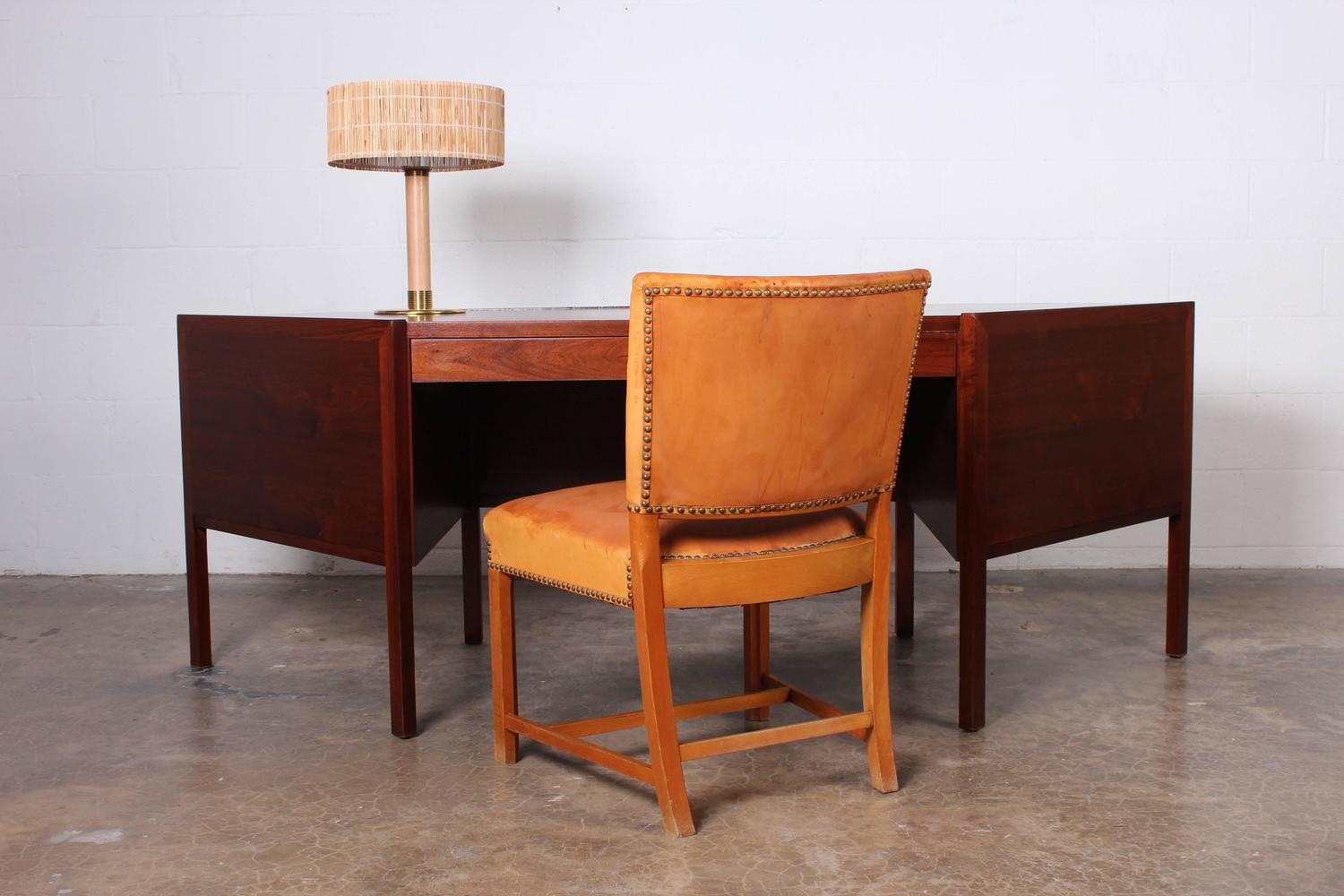 Hexagonal Desk by Edward Wormley for Dunbar For Sale at 1stdibs
