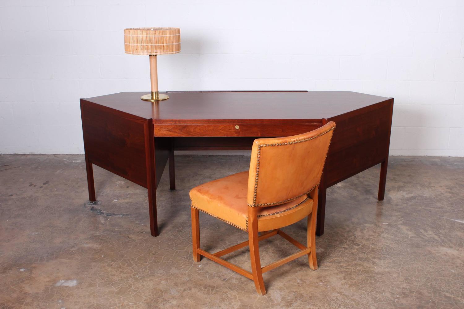 Hexagonal Desk by Edward Wormley for Dunbar For Sale at 1stdibs