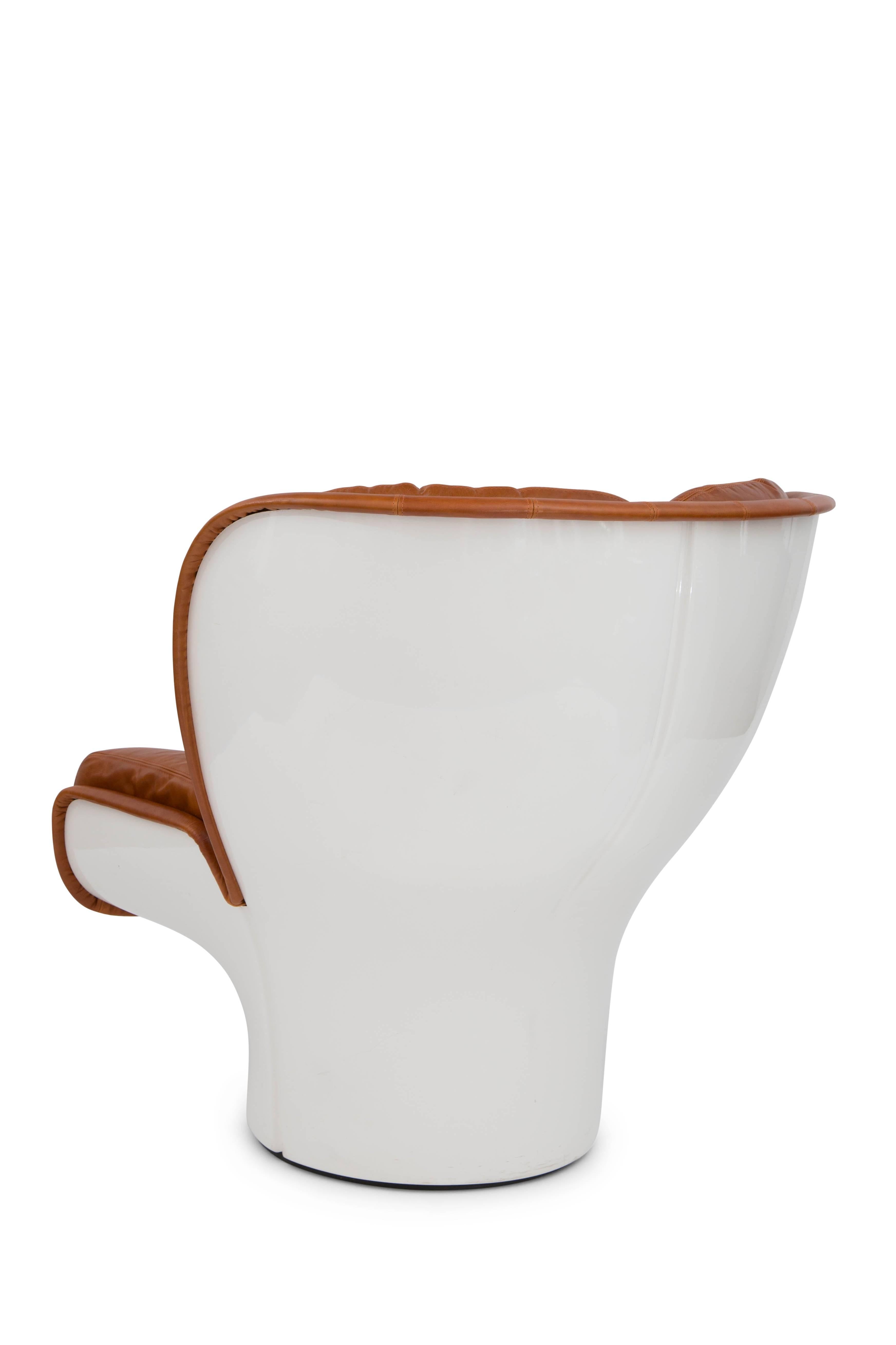 Pair of Joe Colombo 'Elda' Swivel Chairs at 1stDibs