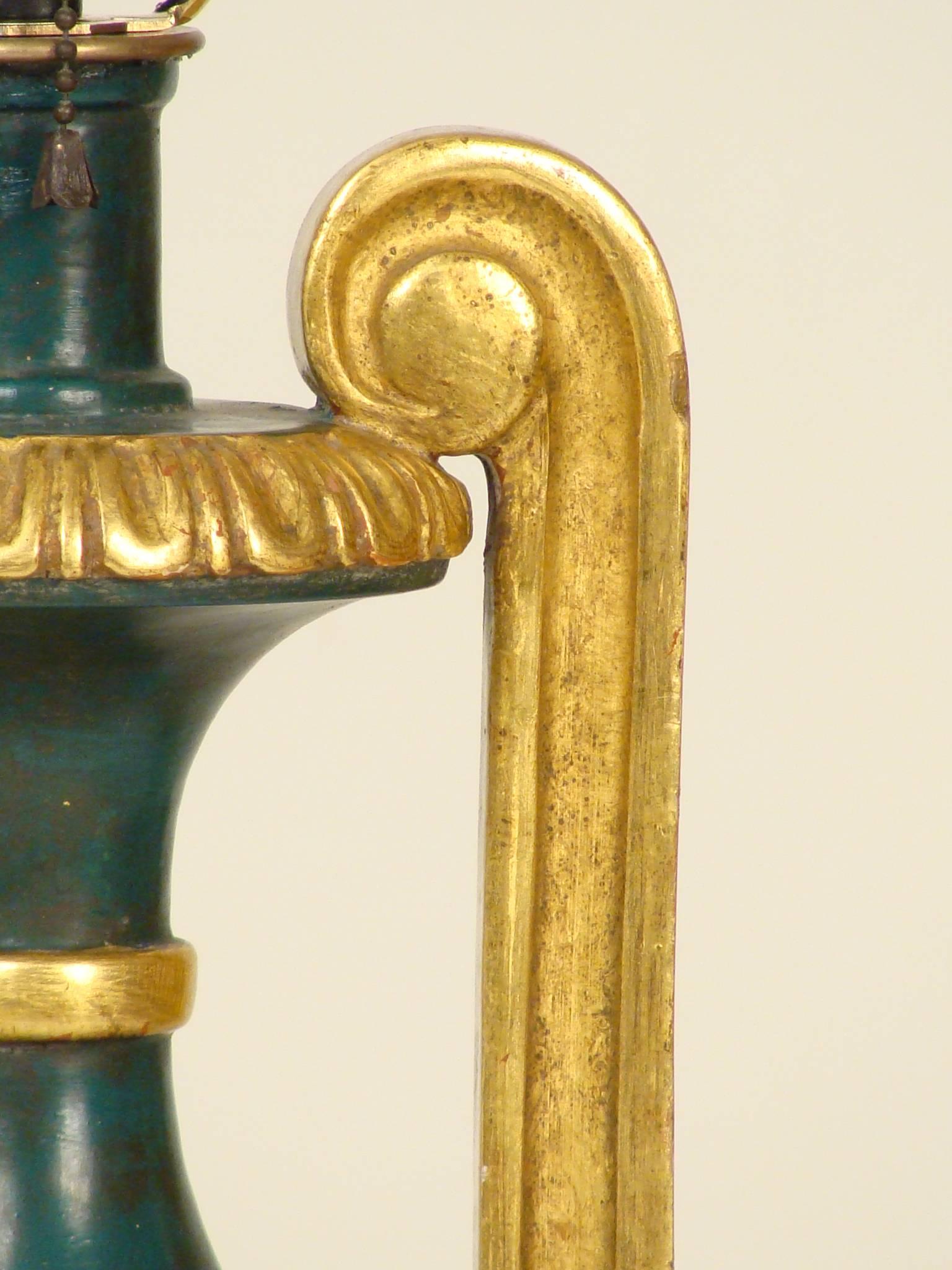 Pair of Neoclassical Style Lamps For Sale at 1stDibs