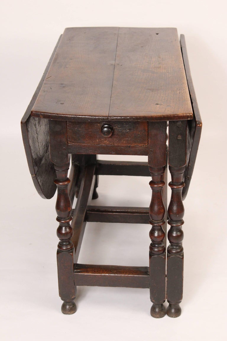 Antique English Oak Gate Leg Table at 1stdibs