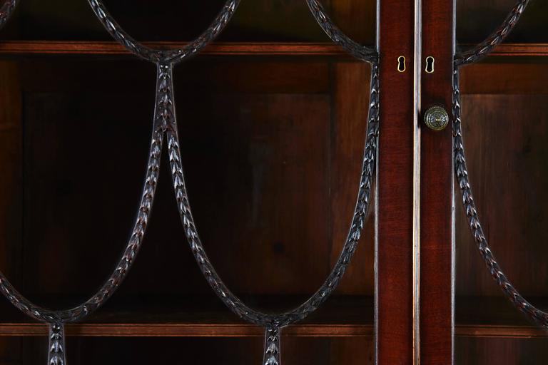 Spectacular George III Breakfront Bookcase at 1stDibs