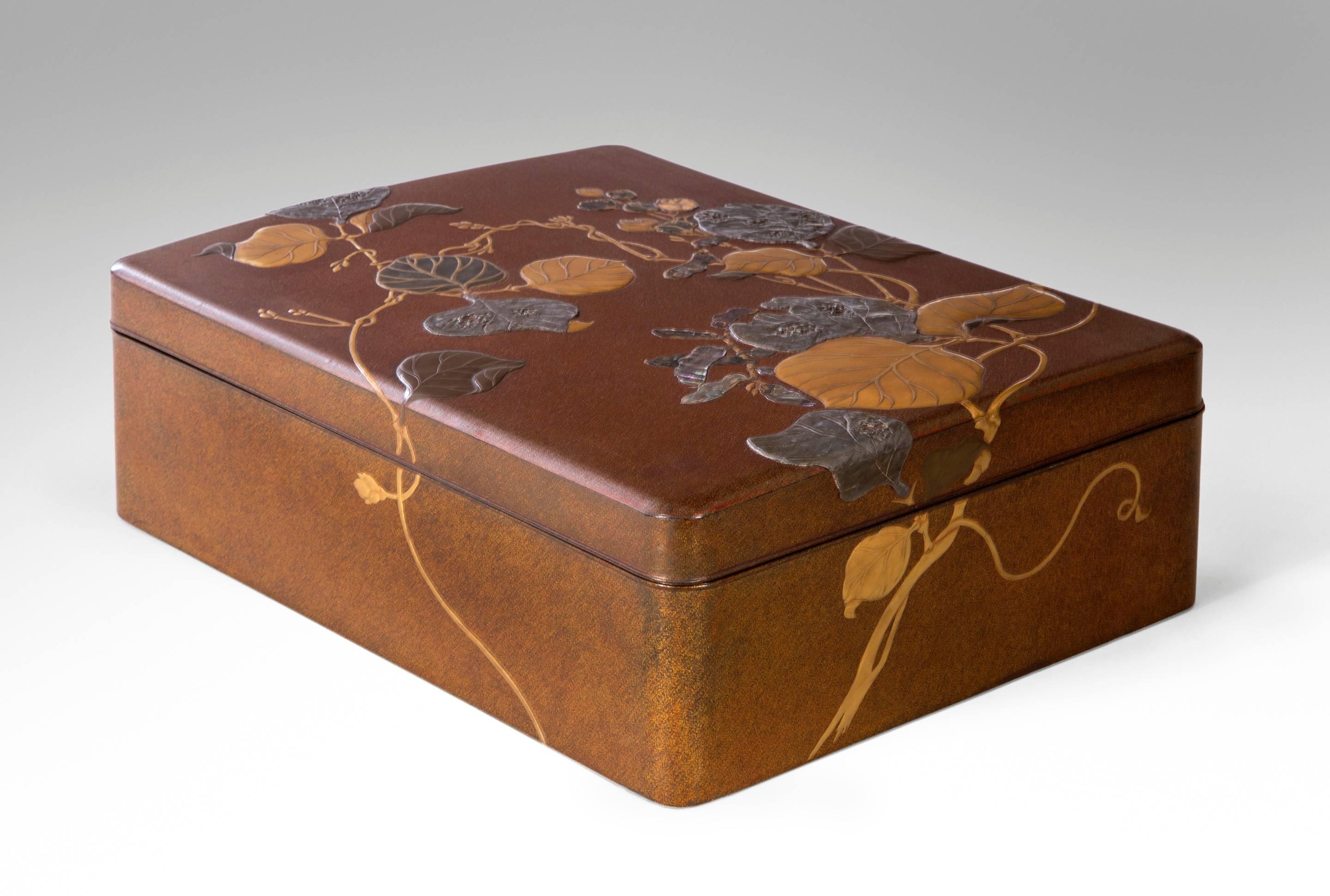 A Large Japanese Rimpa School Bunko (Document) Box For Sale at 1stDibs ...