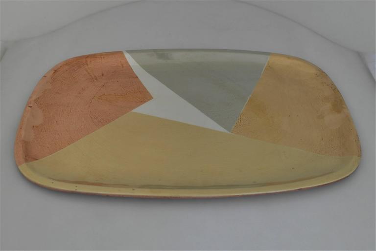 Large Los Castillo Married Metals Serving Tray at 1stDibs