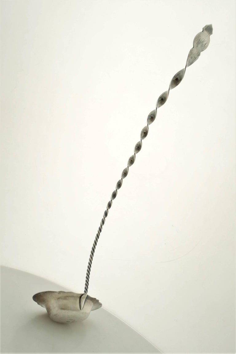 George Sharp Coin Silver Punch Ladle For Sale at 1stDibs