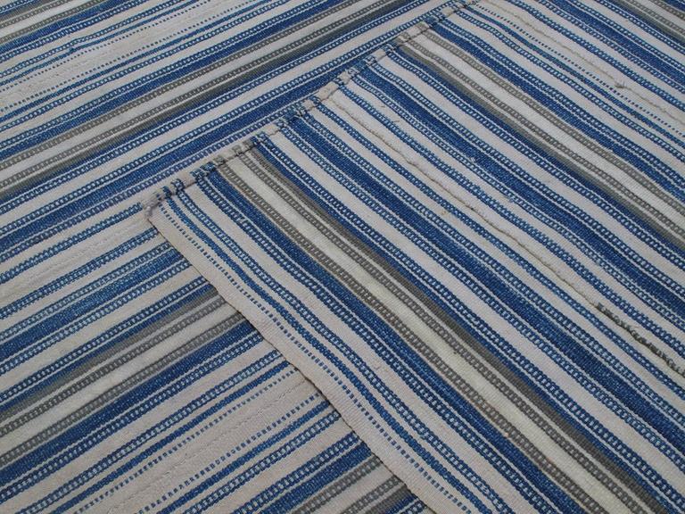 Indigo Cotton "Jajim" Cover at 1stDibs