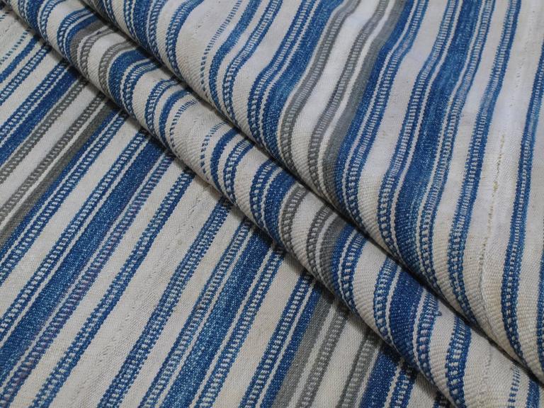 Indigo Cotton "Jajim" Cover at 1stDibs