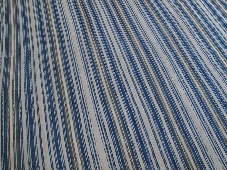 Indigo Cotton "Jajim" Cover at 1stDibs