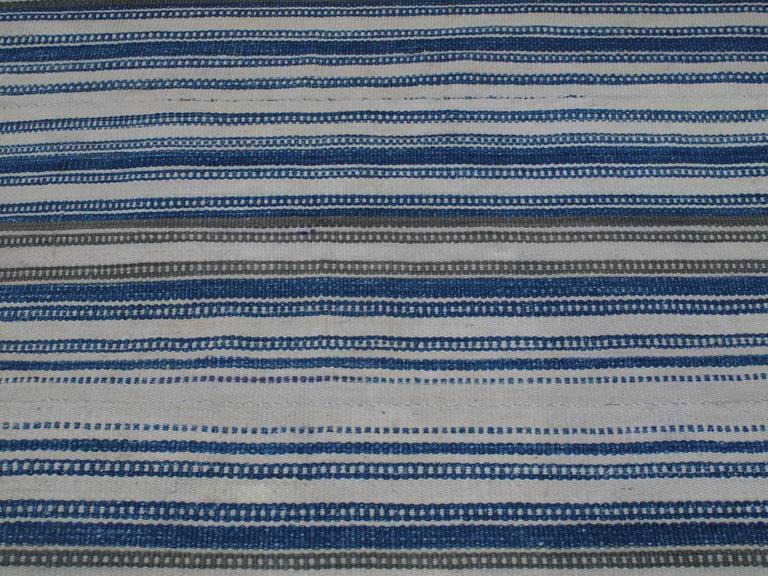 Indigo Cotton "Jajim" Cover at 1stDibs