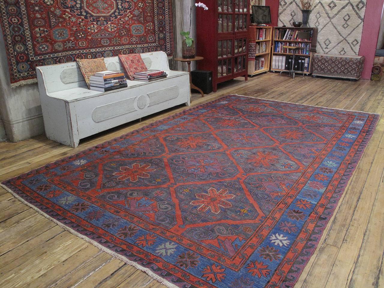 Large Caucasian Sumak Carpet at 1stDibs