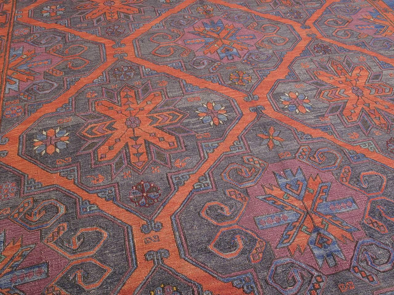 Large Caucasian Sumak Carpet at 1stDibs