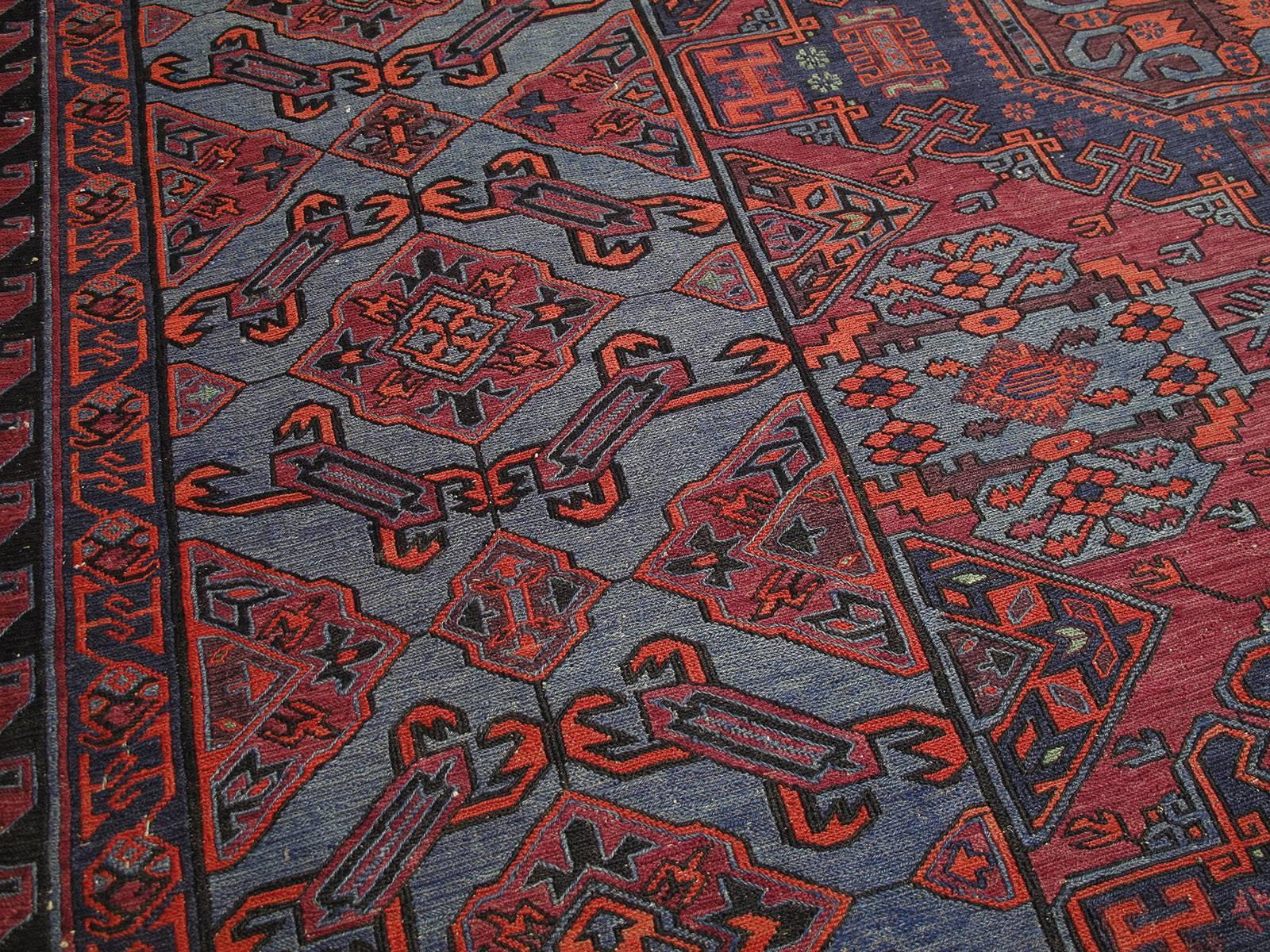 Caucasian Sumak Carpet at 1stDibs
