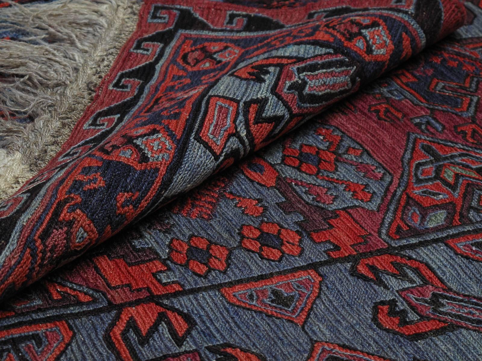 Caucasian Sumak Carpet at 1stDibs