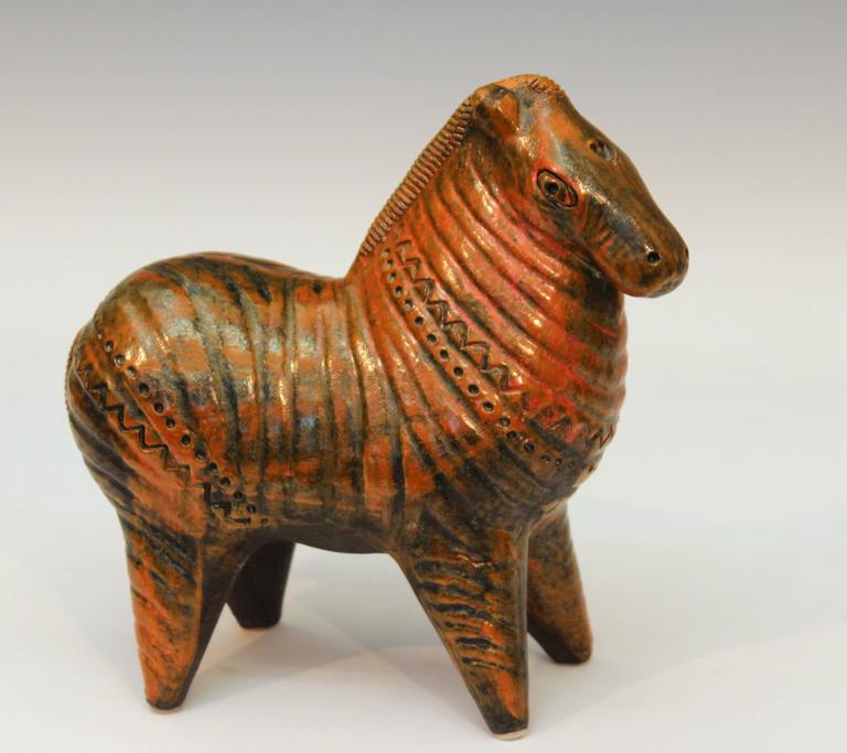 Bitossi Horse Pottery Ceramic Italian Raymor Vintage, Mid-Century ...