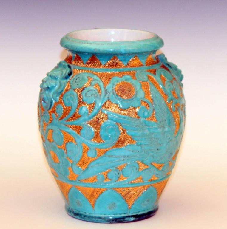 Fratelli Fanciullacci Italian Art Pottery 1950s Hollywood Regency Vase ...