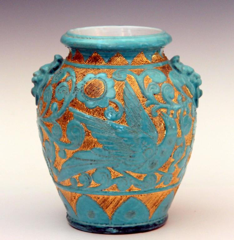 Fratelli Fanciullacci Italian Art Pottery 1950s Hollywood Regency Vase ...