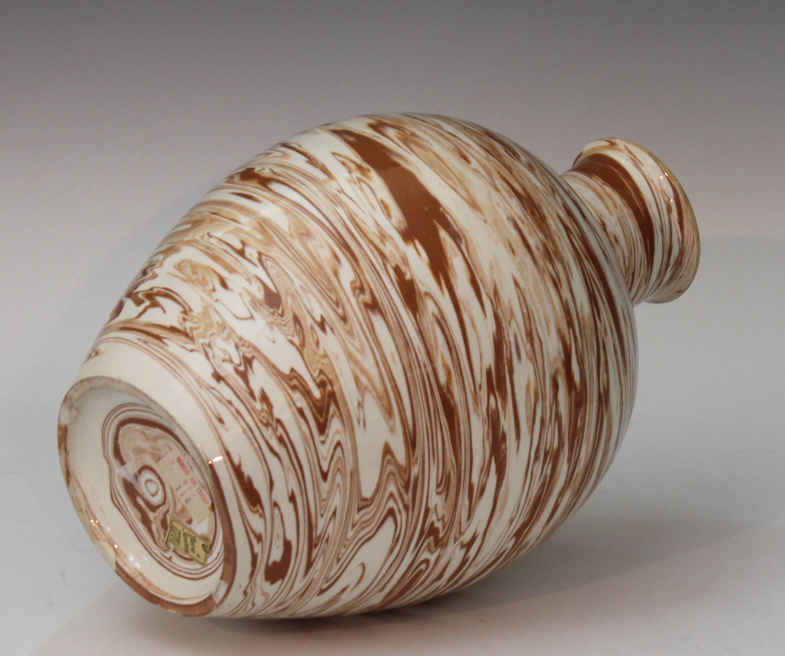 Vintage Bitossi Marbleized Italian Art Pottery Vase at 1stDibs | nora ...