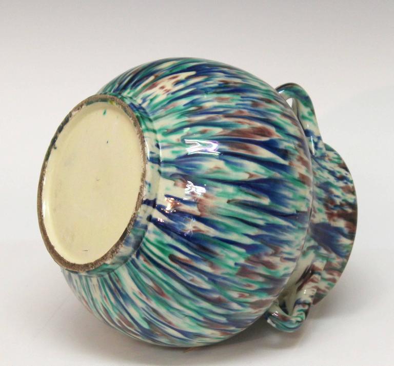 Vintage Awaji Pottery Art Deco Flambe Vase at 1stDibs