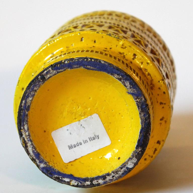 Rimini Yellow Bitossi Vase at 1stDibs | bitossi vases