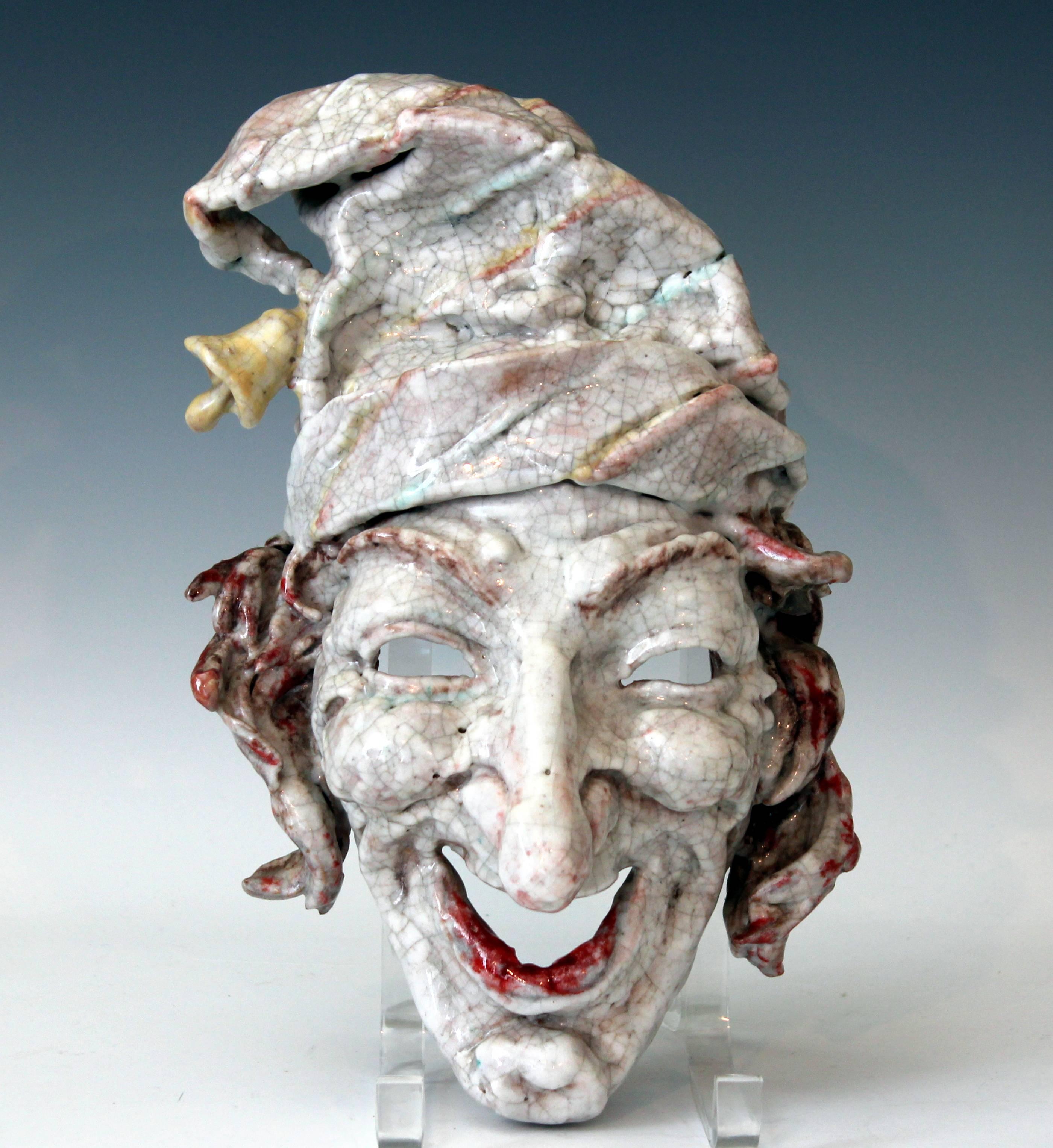 Professor Eugenio Pattarino Studio Set Italian Pottery Face Masks ...