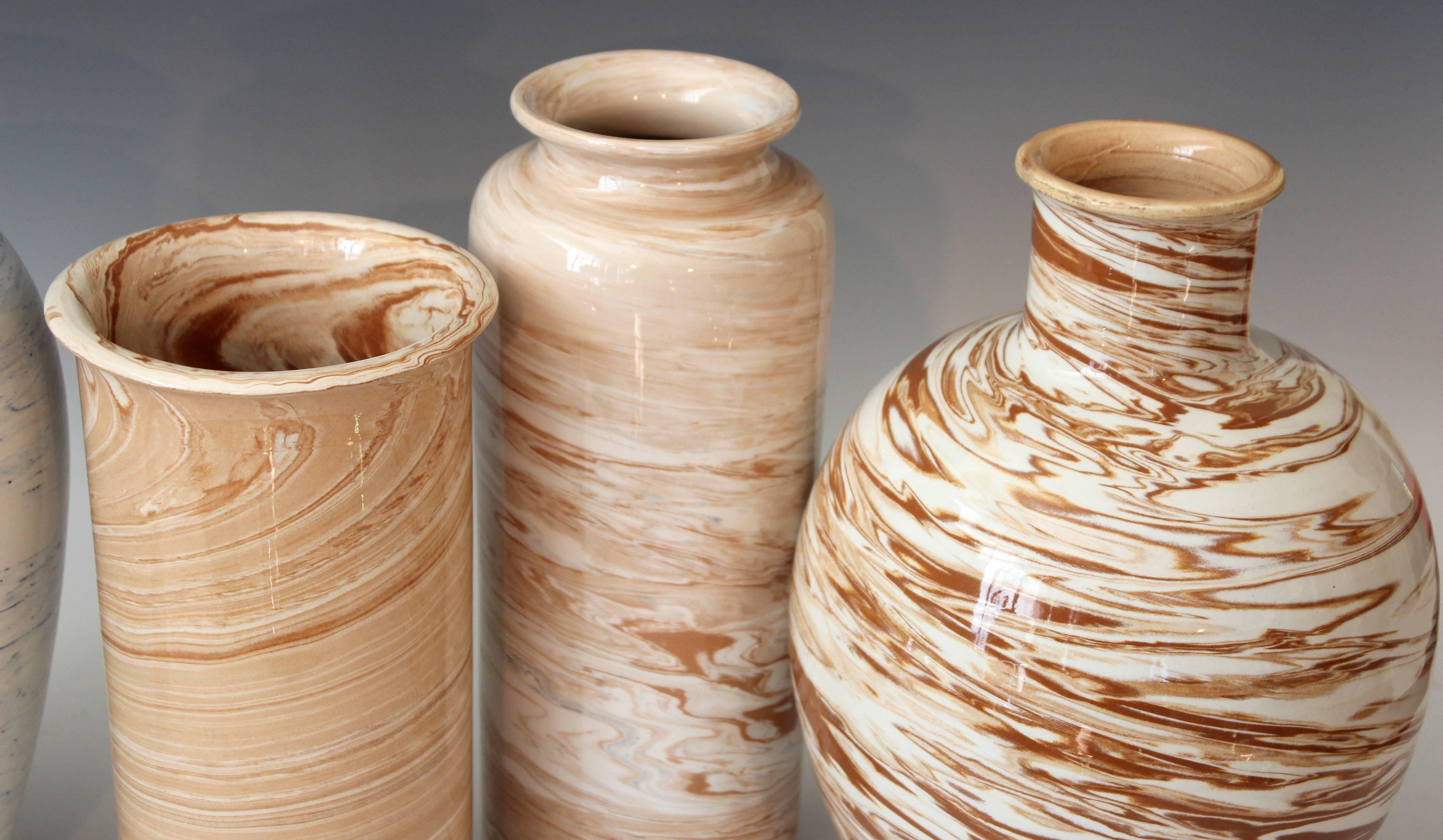 Collection Vintage Bitossi Italian Pottery Ceramic Raymor Marbleized ...