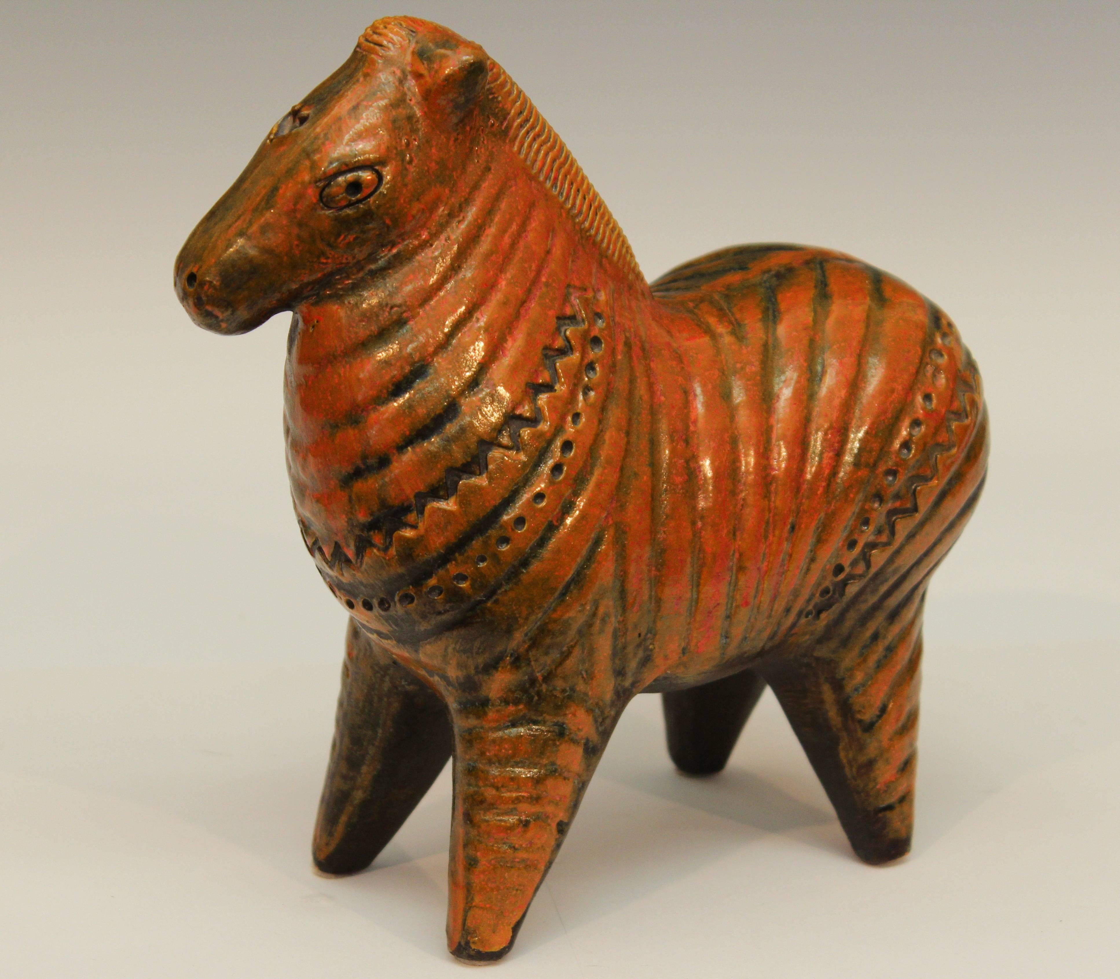 Bitossi Horse Pottery Ceramic Italian Raymor Vintage, Mid-Century ...