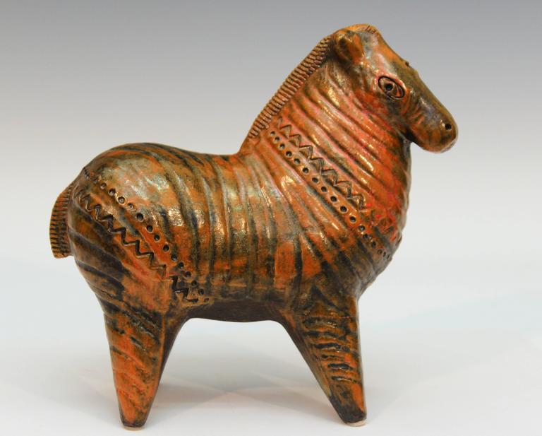 Bitossi Horse Pottery Ceramic Italian Raymor Vintage, Mid-Century ...