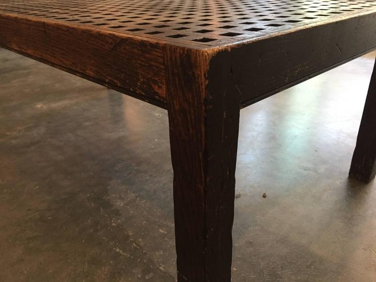 Vintage Lattice Coffee Table at 1stDibs