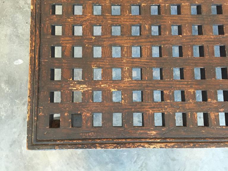 Vintage Lattice Coffee Table at 1stDibs