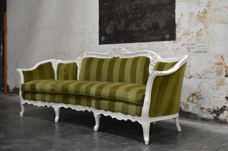 Antique Hollywood Regency Rococo Style Sofa at 1stDibs