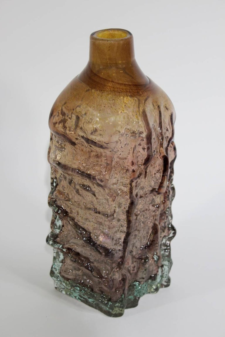Midcentury Mdina Art Glass Vase by Michael Harris at 1stDibs