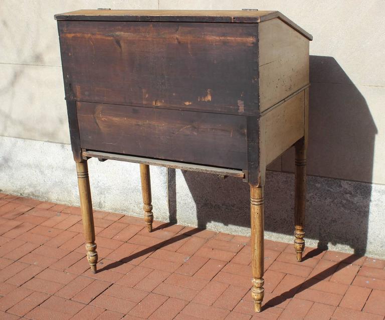 Painted Standing Desk, American, 19th Century at 1stDibs
