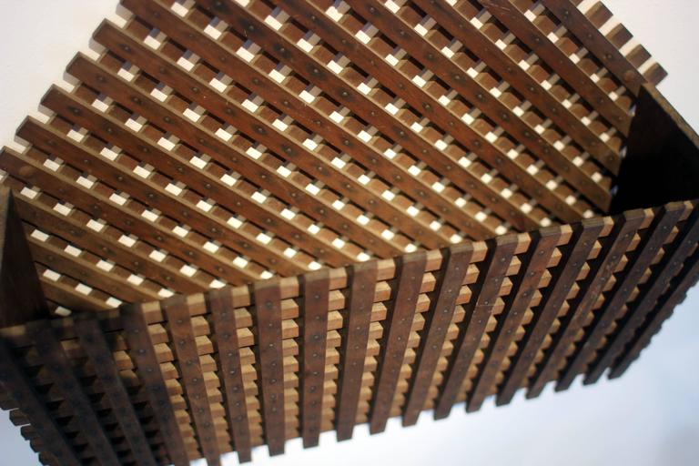Large Latticework Wall Pocket, American, circa 1940 For Sale at 1stDibs