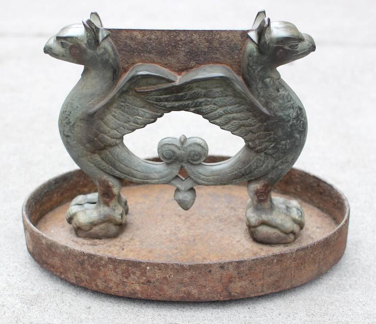 French Double Griffin Boot Scraper at 1stDibs