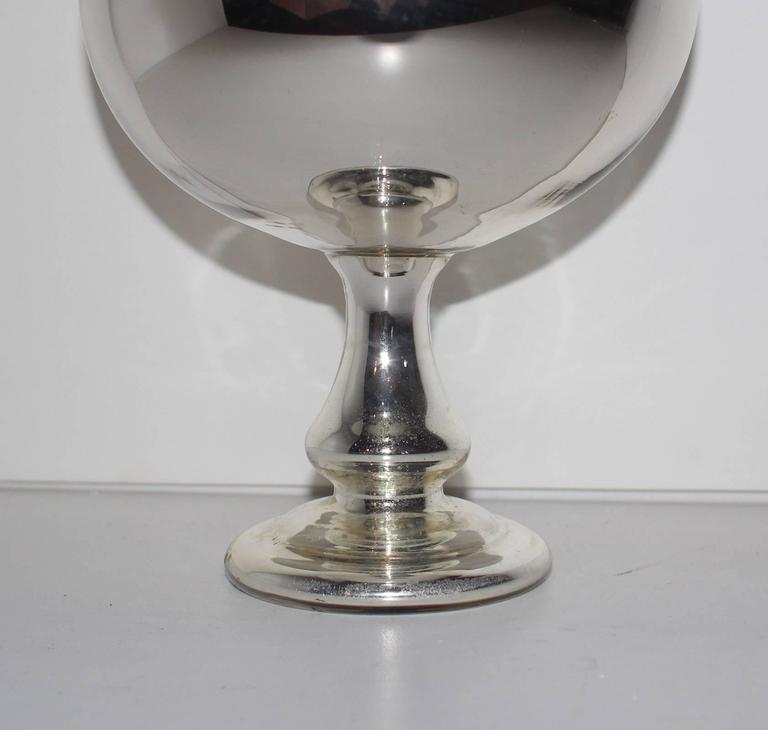 Mercury Glass Butler's Ball, 19th Century at 1stDibs