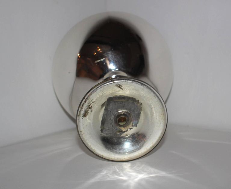 Mercury Glass Butler's Ball, 19th Century at 1stDibs