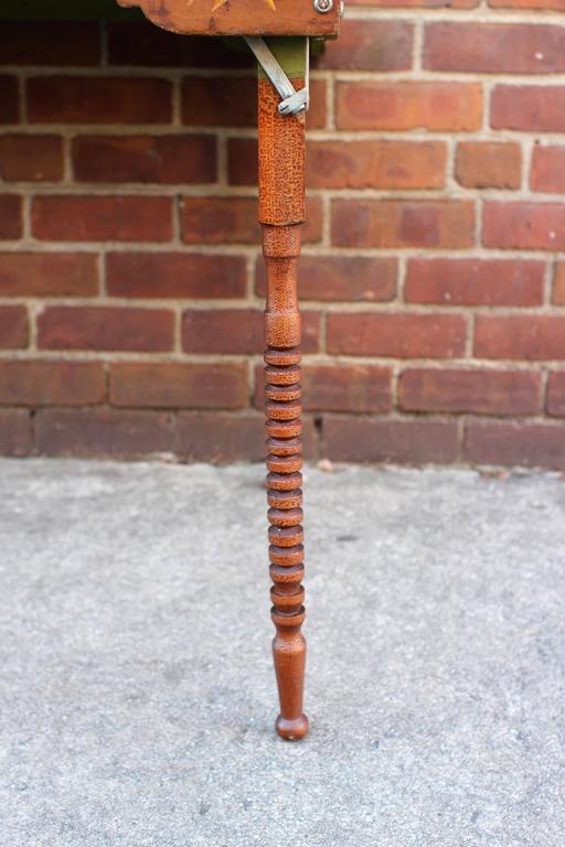 Outstanding Inlaid Folding Game Table at 1stDibs